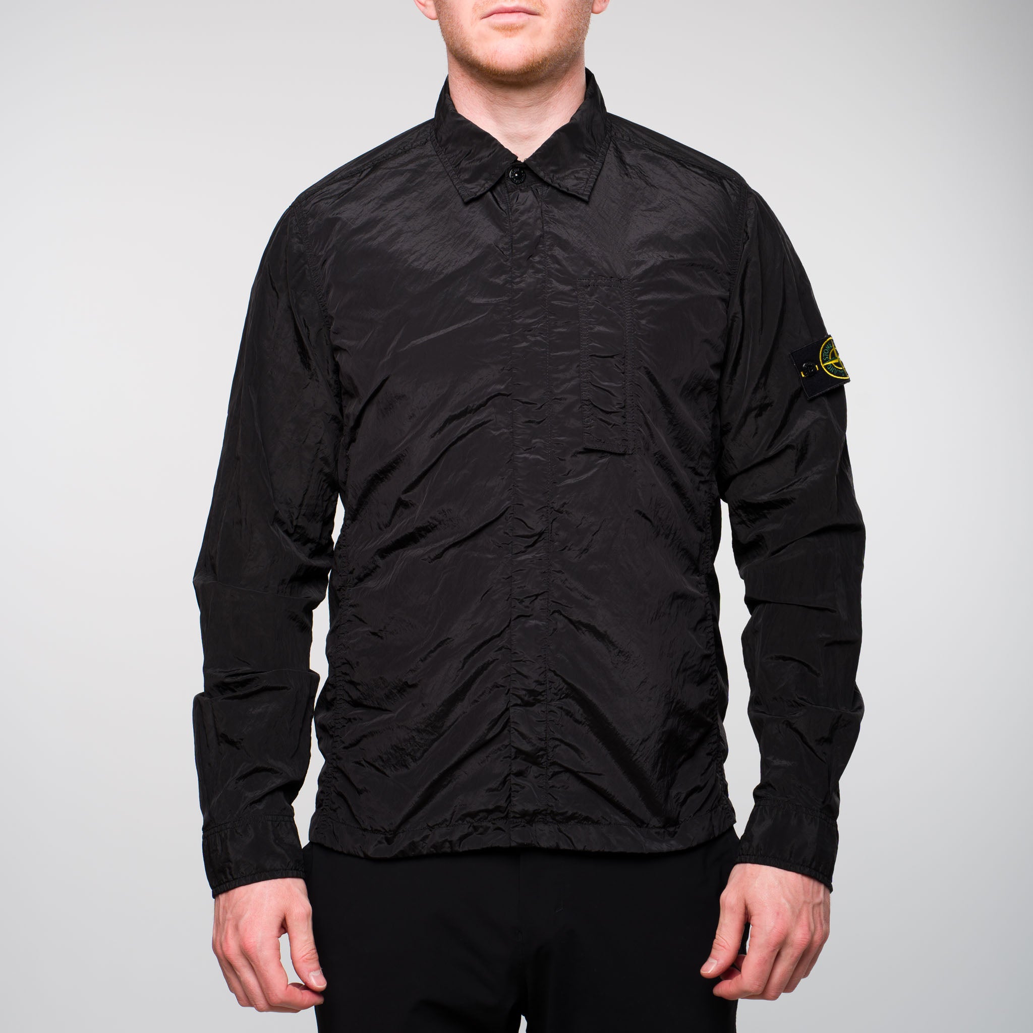 Stone Island Nylon Metal Overshirt Black – Garmz Factory
