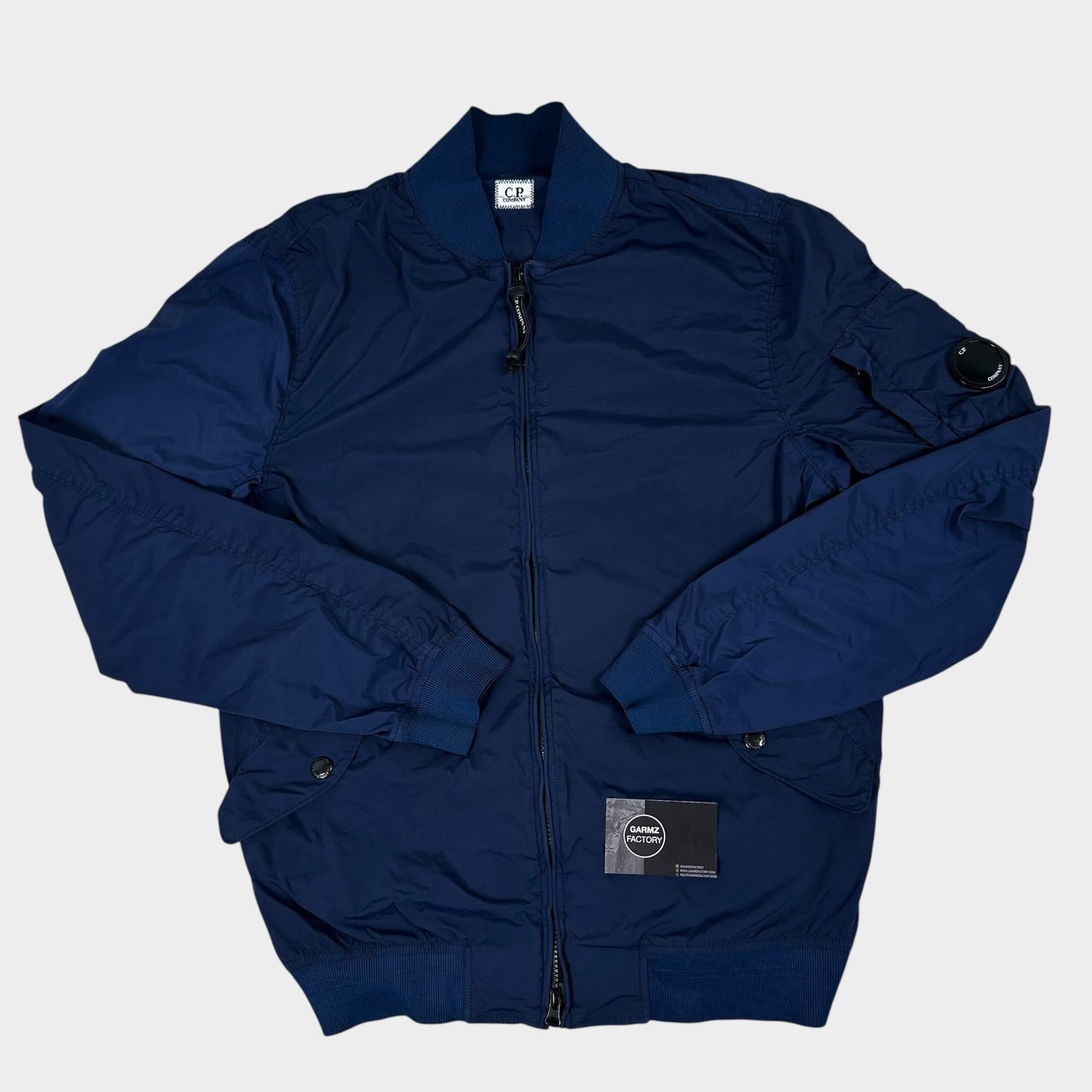 C.P. Company Nycra Bomber Jacket Navy – Garmz Factory