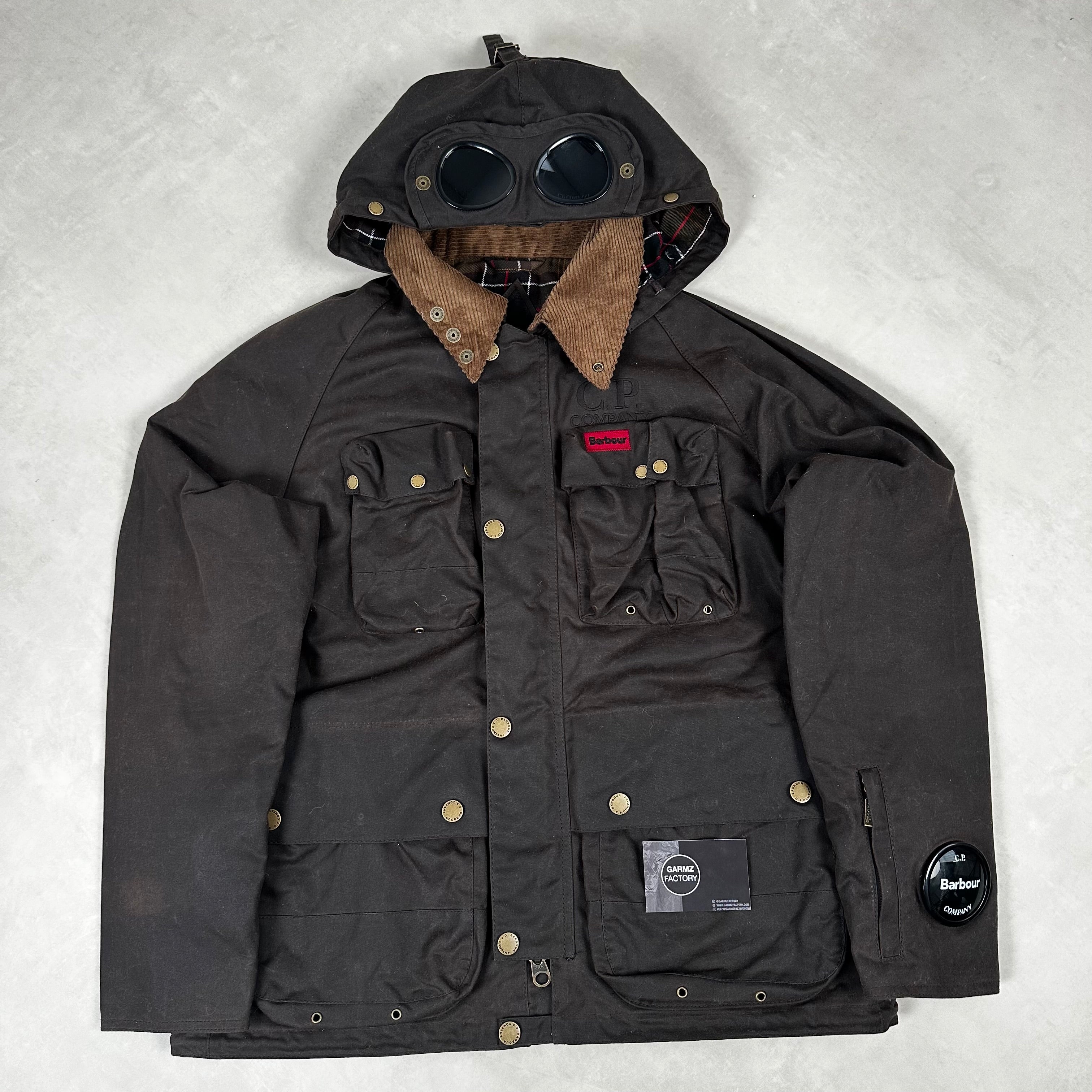 C.P. Company x Barbour Creel Goggle Jacket – Garmz Factory