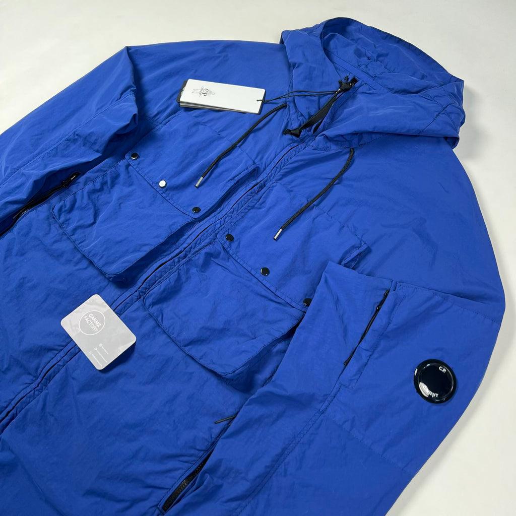 C.P. Company Flatt Nylon 2 Way Utility Jacket Blue – Garmz Factory