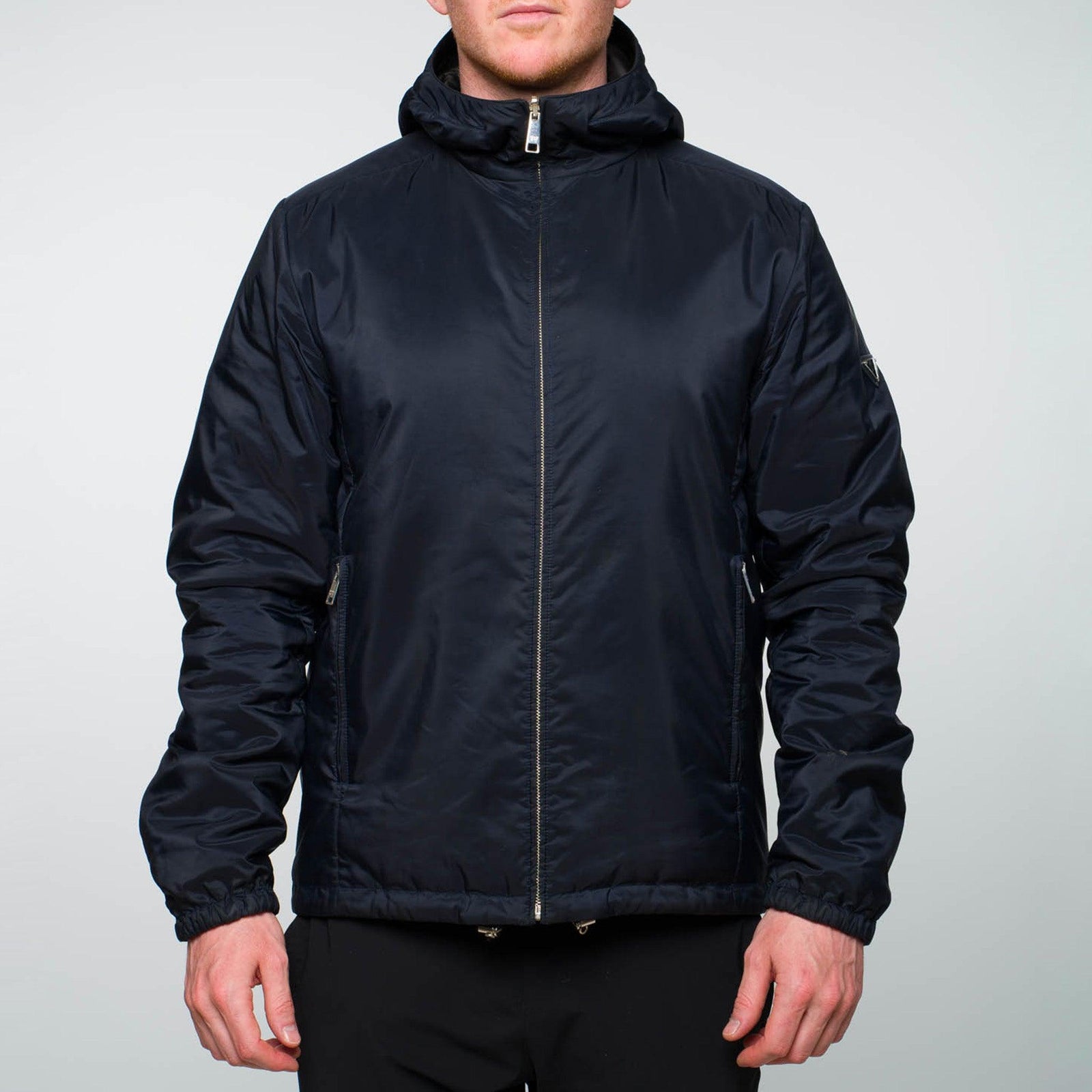 Prada Reversible Re-Nylon Insulated Jacket Navy – Garmz Factory Prada Reversible Re-Nylon Insulated Jacket Navy – Garmz Factory