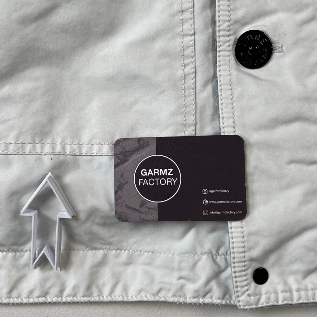 Stone Island David TC Parka Jacket White/Grey – Garmz Factory