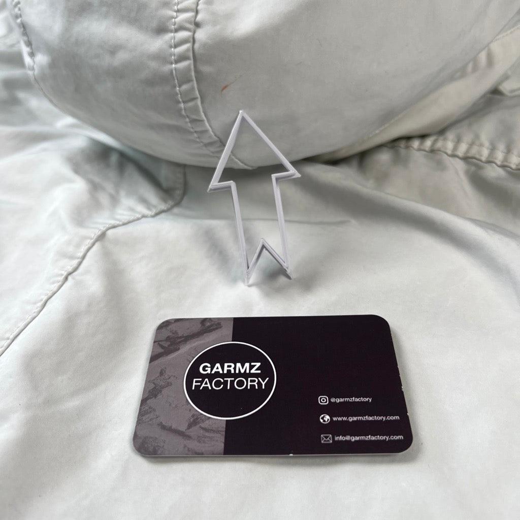 Stone Island David TC Parka Jacket White/Grey – Garmz Factory