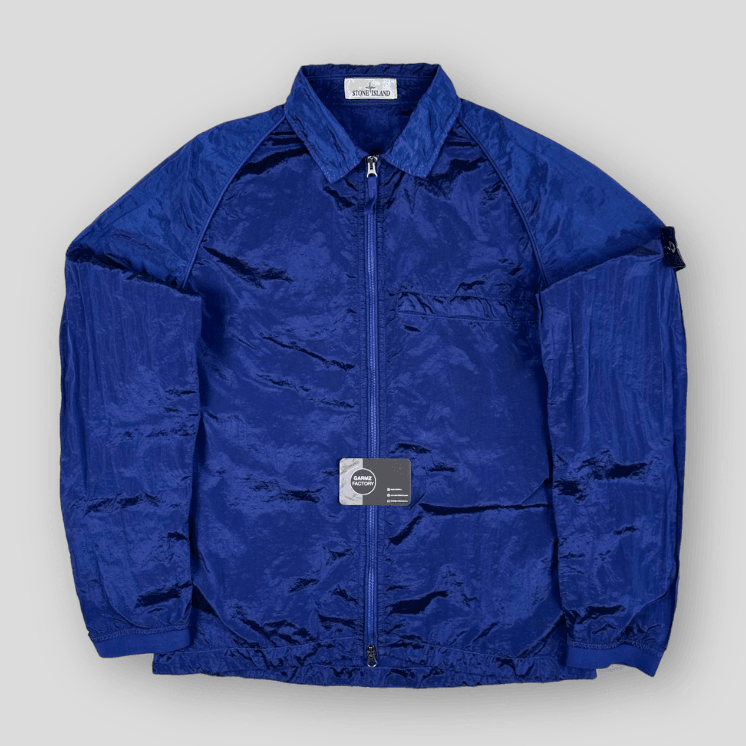 Stone Island Econyl Nylon Metal Overshirt Blue – Garmz Factory