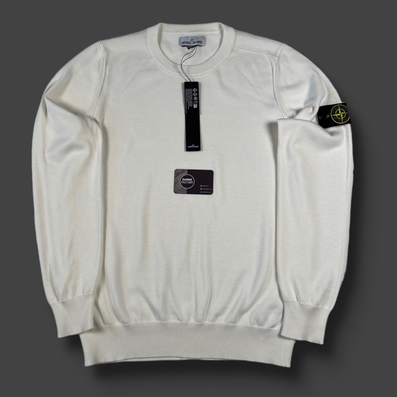 Stone Island Fine Knit Jumper Cream – Garmz Factory