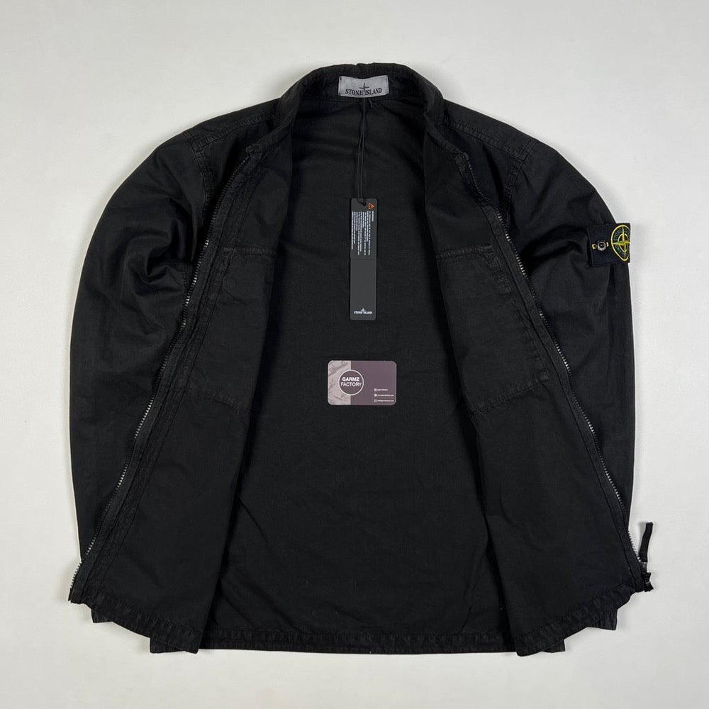 Stone Island Garment Dyed Wash Overshirt Black – Garmz Factory Stone Island Garment Dyed Wash Overshirt Black – Garmz Factory