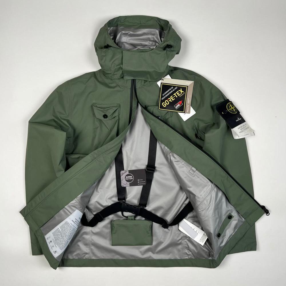 Stone Island Gore-Tex Packable Ripstop Field Jacket Khaki – Garmz Factory
