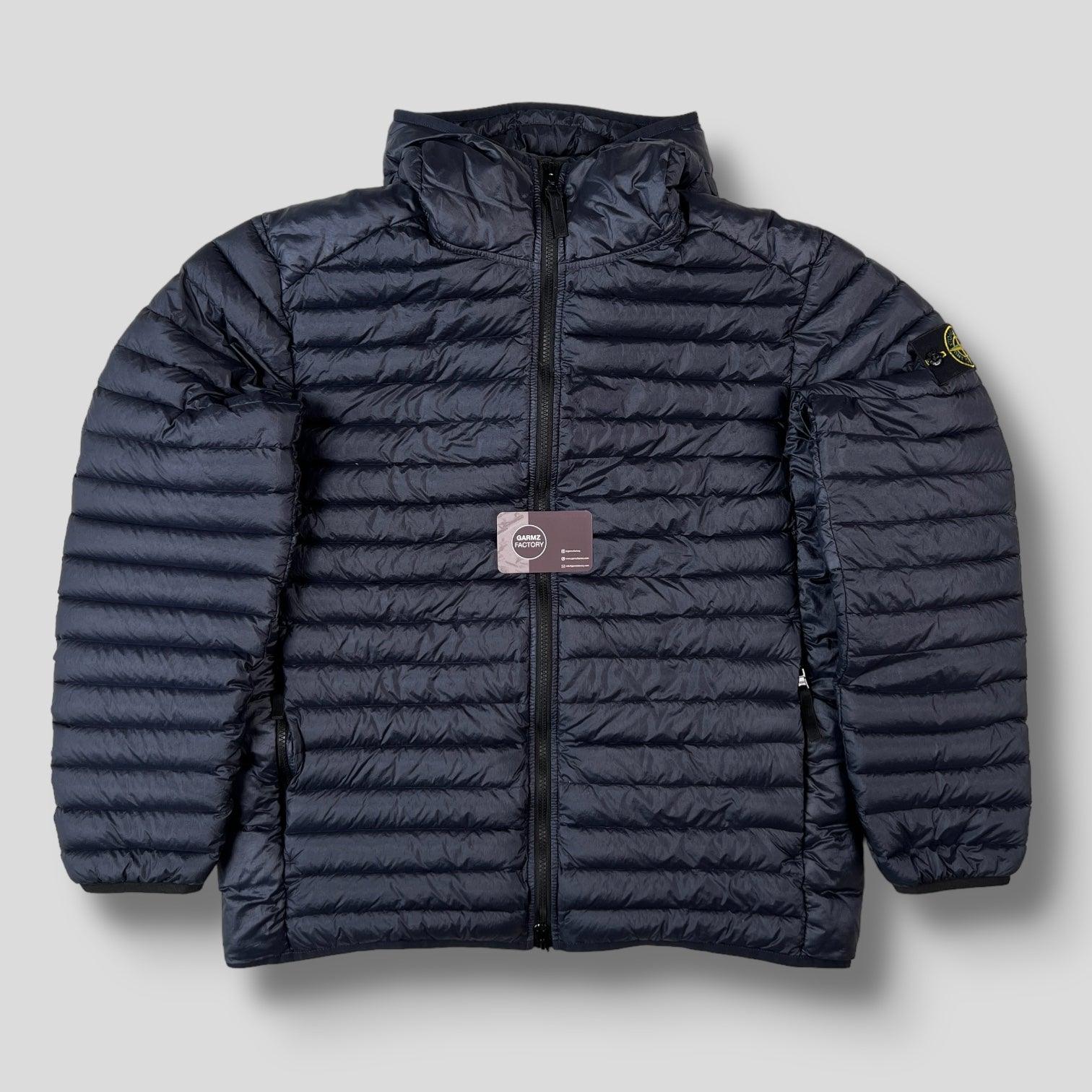 Stone Island Loom Woven Down Jacket Navy – Garmz Factory