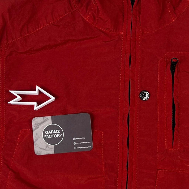 Stone Island Shadow Project Silon Hooded Jacket Red – Garmz Factory